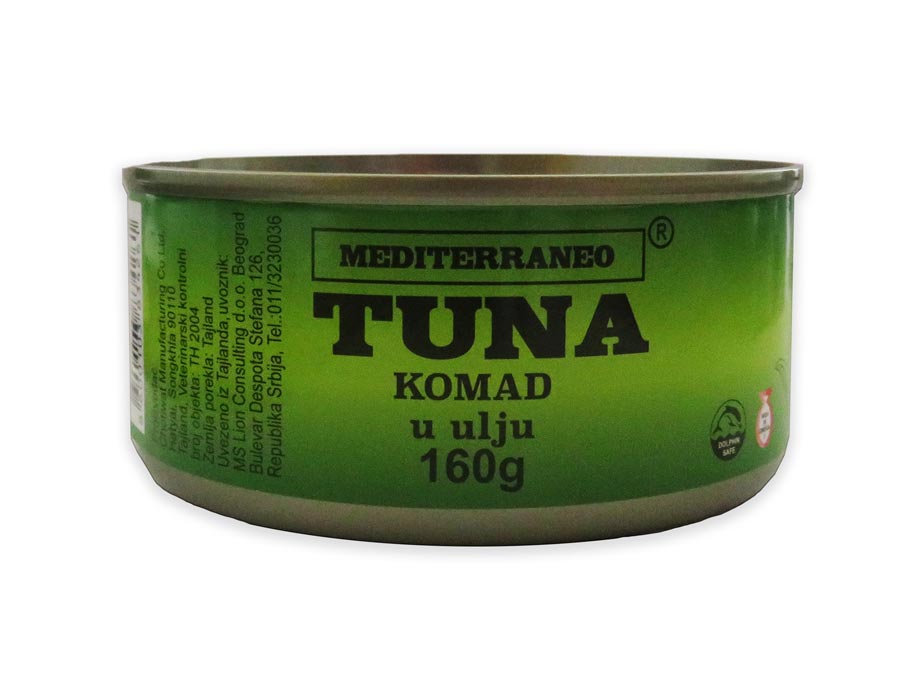 TUNJEVINA KOMADI MEDITERANEO 160G