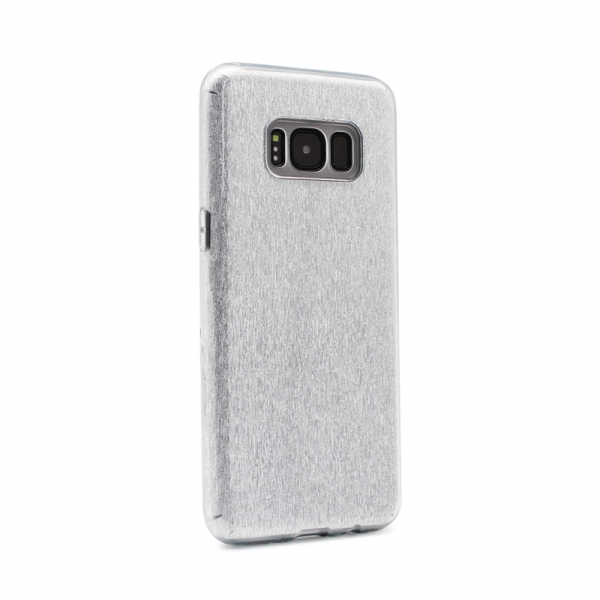 Torbica Crystal Dust za Samsung G955 S8 Plus srebrna