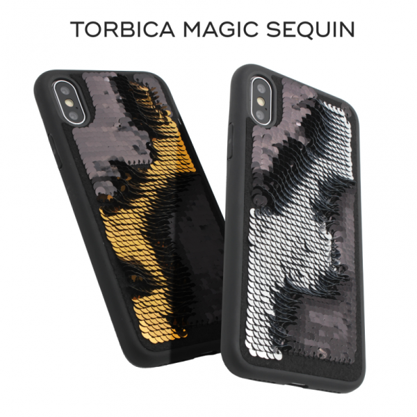 Torbica Magic Sequin za iPhone 6/6S srebrna