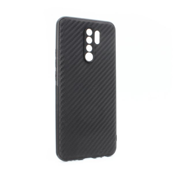 Torbica Carbon fiber za Xiaomi Redmi 9 crna