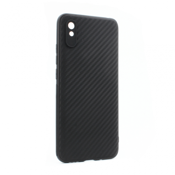 Torbica Carbon fiber za Xiaomi Redmi 9A crna