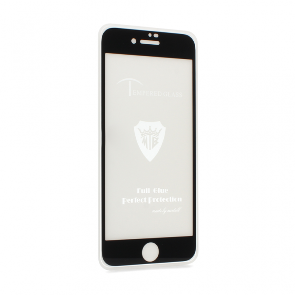 Tempered glass 2.5D full glue za iPhone SE 2020 crni