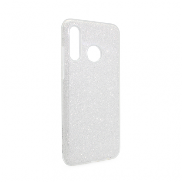 Torbica Crystal Dust za Huawei P30 Lite srebrna