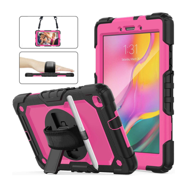 Torbica Smart Port za Samsung T290/T295 Galaxy Tab A8.0 2019 pink
