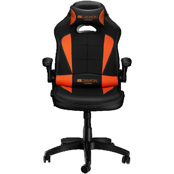 CANYON Vigil G?-2 Gaming chair, PU leather, Original and Reprocess foam, Wood Frame, Top gun mechanism, up and down armrest, Class 4 gas li