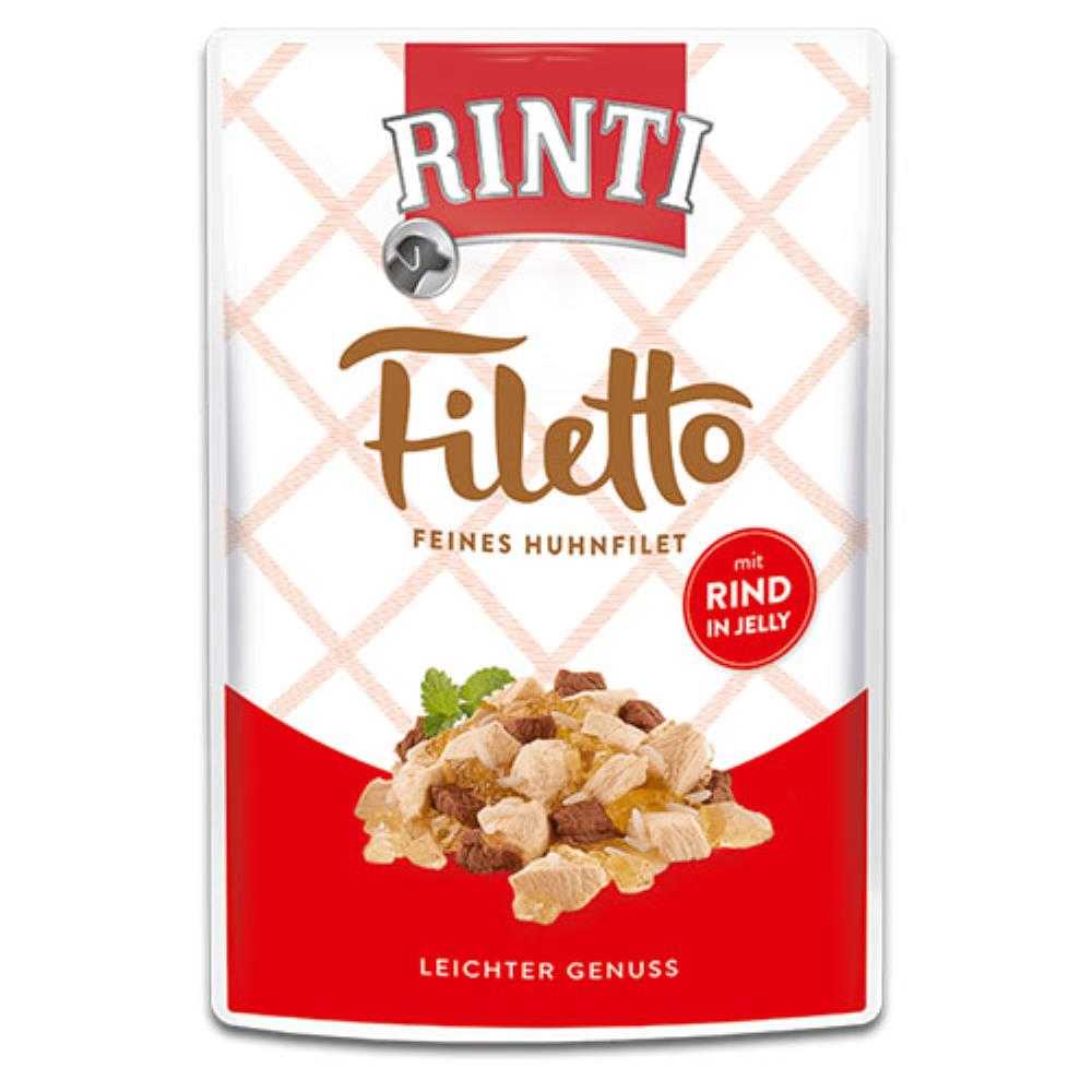 Rinti Filetto Adult - Piletina i govedina u želeu 100g