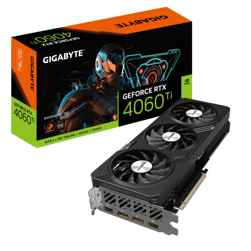 Gigabyte GeForce RTX4060Ti GAMING OC (GV-N406TGAMING OC-16GD) grafička kartica 16GB GDDR6 128bit