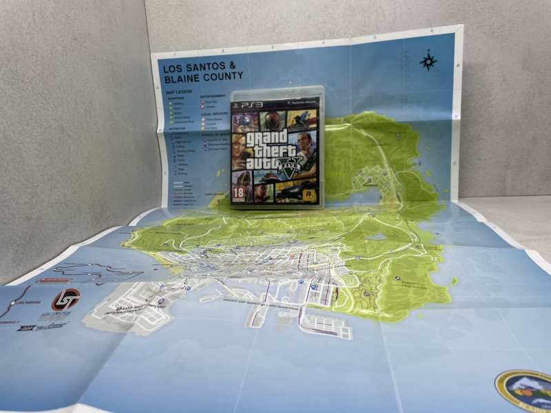 GTA V ( gta 5 ) + MAPA - PS3 igra