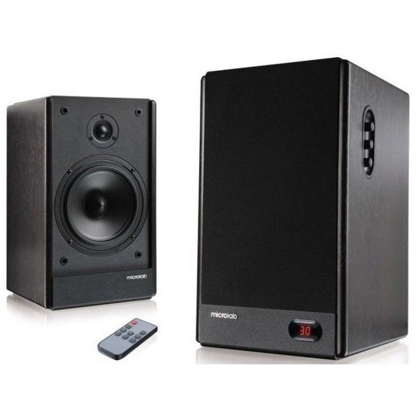 Multimedia - Speaker MICROLAB Solo 6C (Stereo, 100W, 55Hz-20kHz, RoHS, Wood, w/new cables and panel)