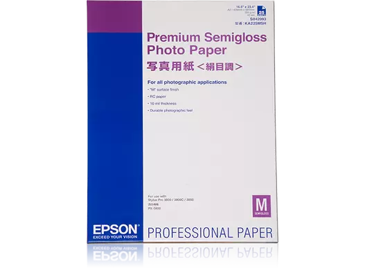Premium Semigloss Photo Paper, DIN A2, 250g/m2, 25 Sheets