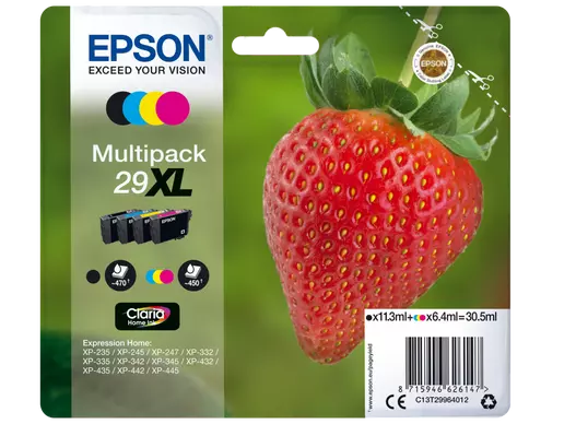 29XL Strawberry Claria Home Multipack 4-colours Ink