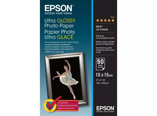 Ultra Glossy Photo Paper - 10x15cm - 50 Sheets