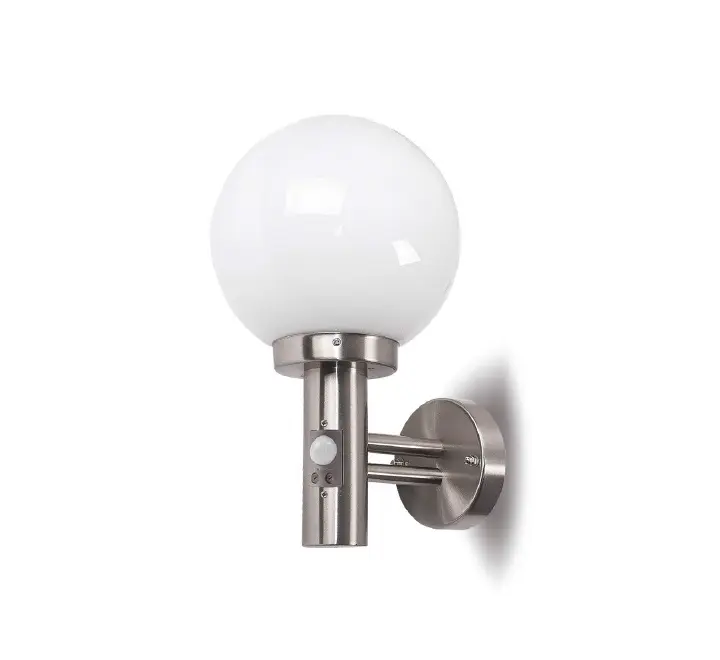 Pokretna baštenska lampa sa senzorom bela