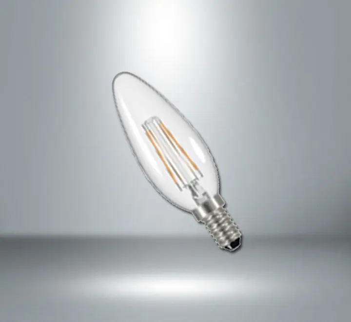 LED sijalica E-Light Filament C37 4W E14 4000K bela