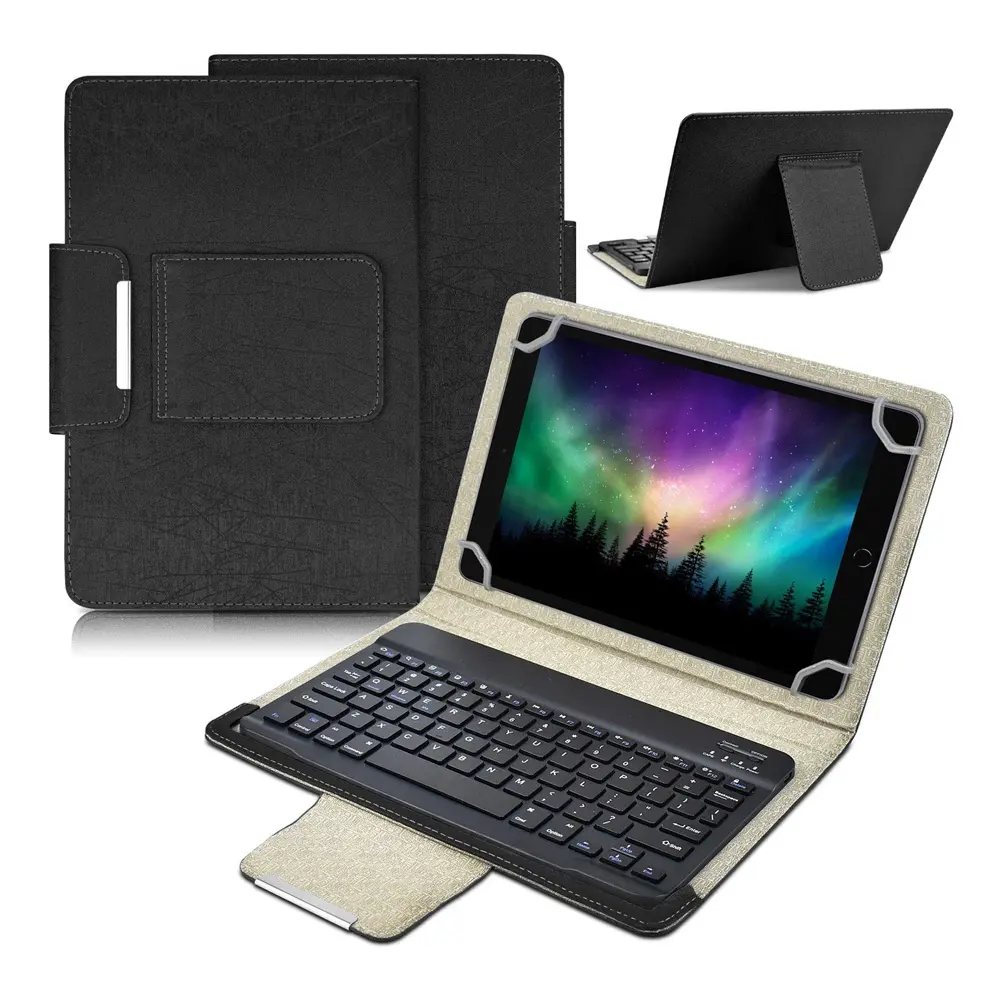 Futrola sa Bluetooth Tastaturom Leather za Tablet 11" Univerzalna crna