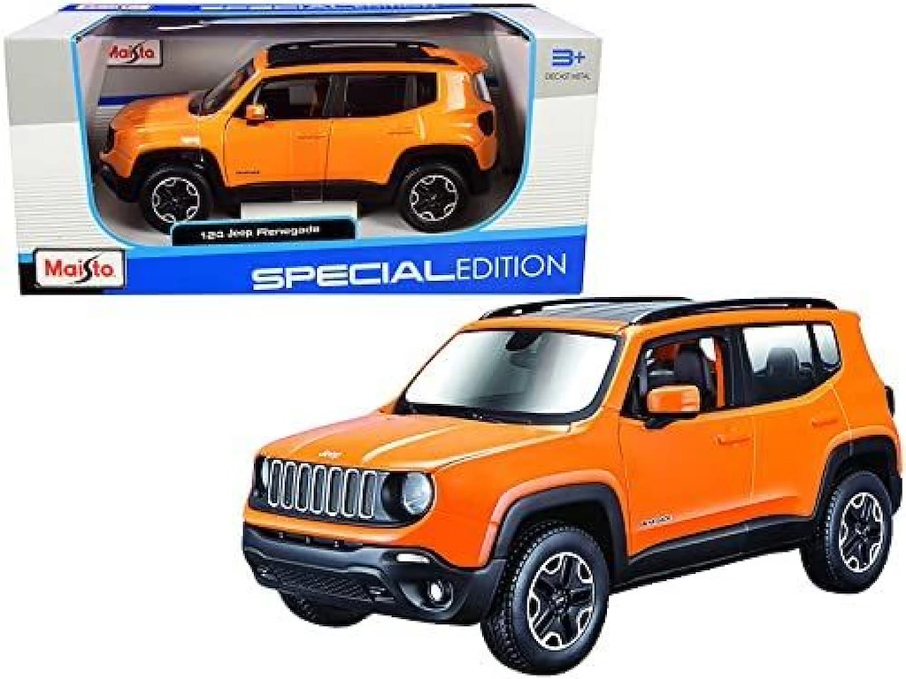 MAISTO METALNI MODEL AUTICA 1:24 JEEP RENEGADE