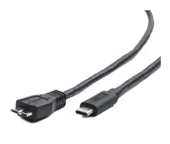 Gembird USB kabl USB 3.2 Gen 1 (3.1 Gen Gen 1) USB C Micro-USB B Crno