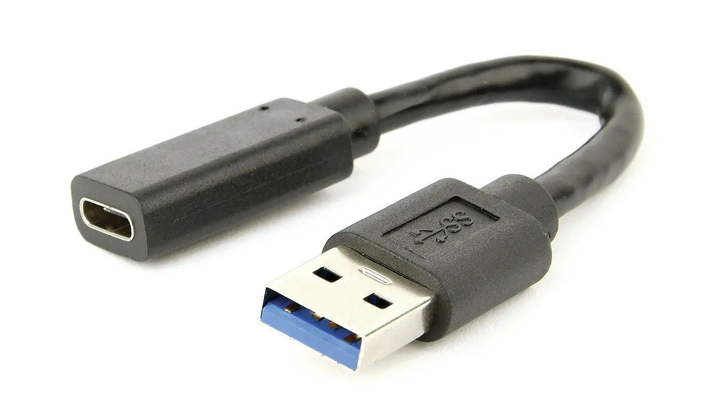 GEMBIRD Adapter USB A na USB C 10cm (Crni)