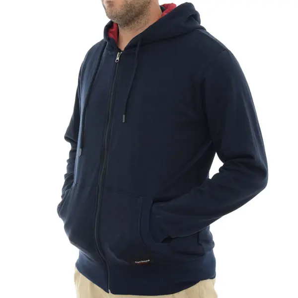 EASTBOUND Muški duks Mns Terry Full Zip Ebm748-Nvy teget