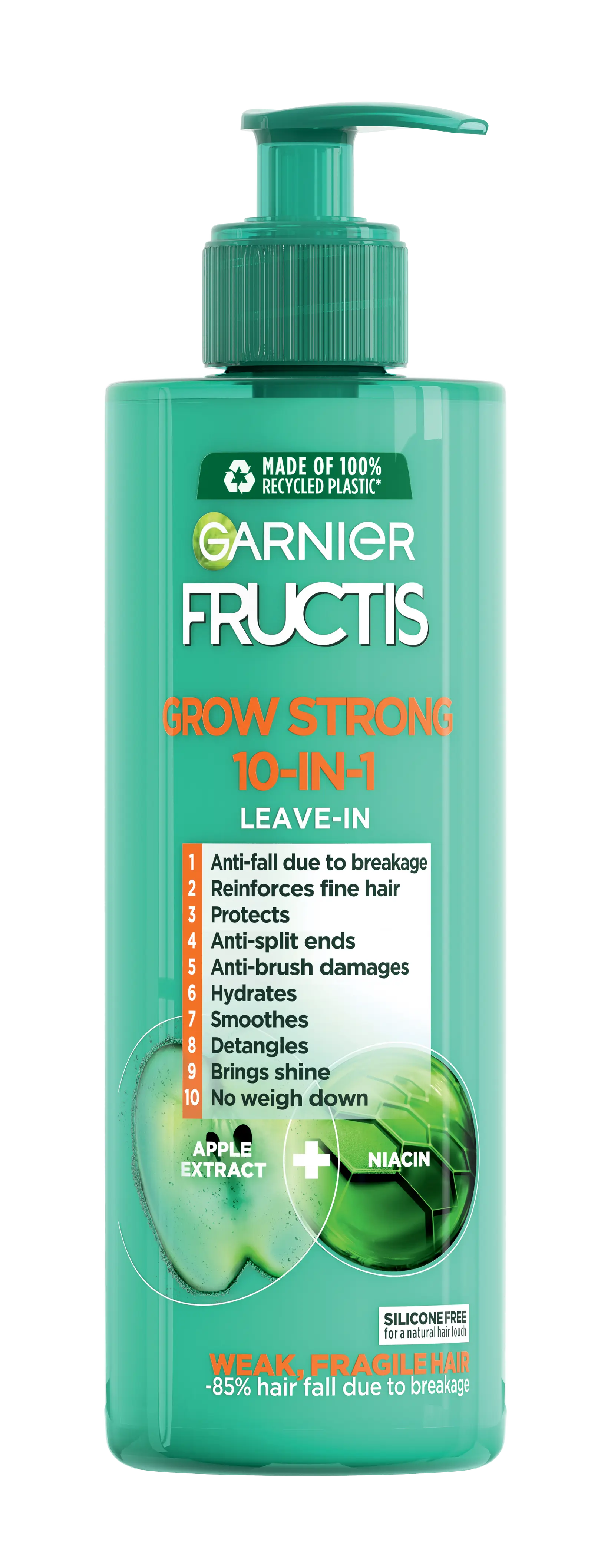 GARNIER Fructis Grow Strong 10 u 1 Krema za kosu bez ispiranja 400 ml
