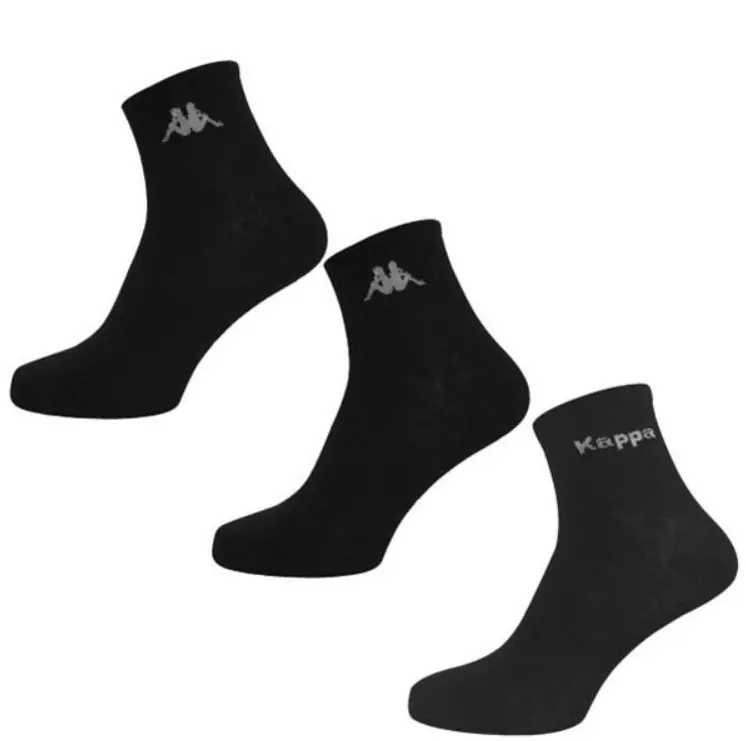 KAPPA Čarape Ts Logo Alex 3/1 crne