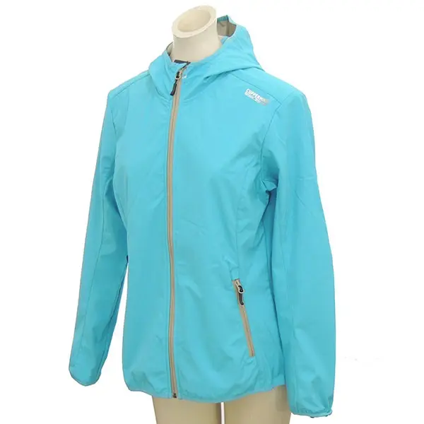 COPPERMINER Ženska sportska jakna Out Lady Light Softshell Hood 1A50156-L609 svetloplava