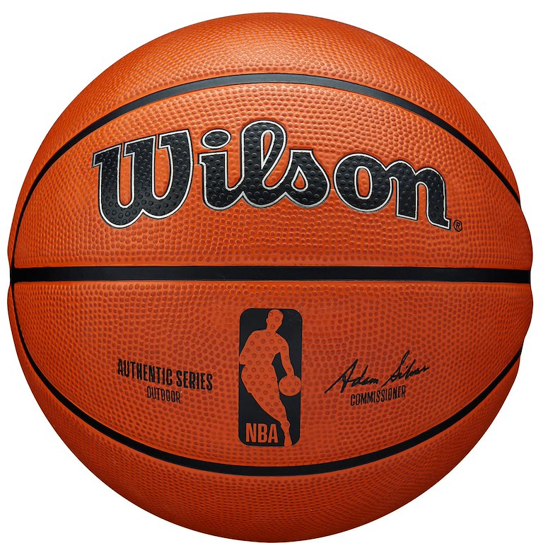 WILSON Lopta za košarku Nba Authentic Series Outdoor Sz7 Wtb7300xb07 narandžasta