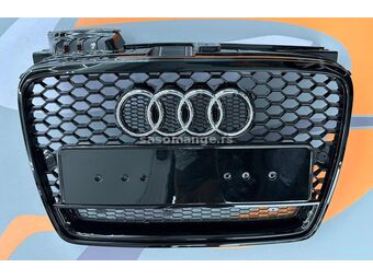 Maska gril audi a4 rs4 b7 black 04-07