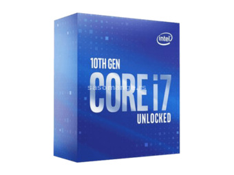 INTEL Core i7-10700K, 14nm, LGA1200, 8-Cores, 3.80GHz, 16MB, Box