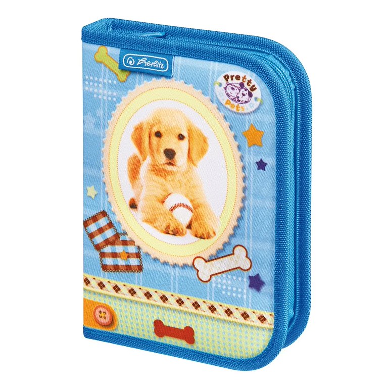 HERLITZ Puna pernica na preklop Zip Pretty Pets 11360724 plava