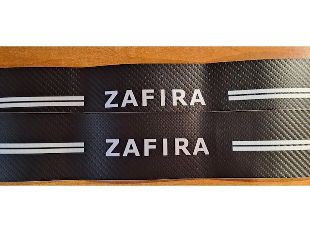 Stikeri za prag automobila - karbon ZAFIRA (OPEL)
