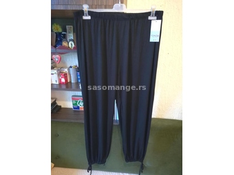 Nove zenske pantalone za punije dame Tonda Crne XXL Novo