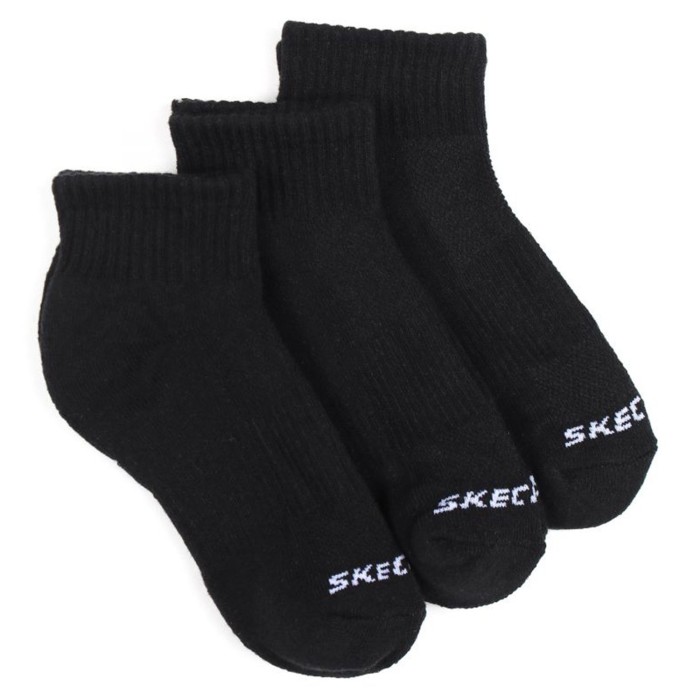 Skechers 3Pk Mns Qtr Sock Hal čarape