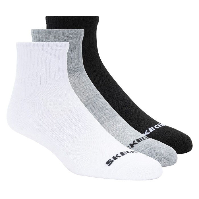 Skechers 3Pk Mns Qtr Sock Hal čarape