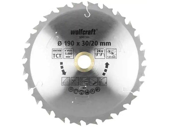 Wolfcraft 6553000 List za cirkular za drvo 254x30x3.2mm