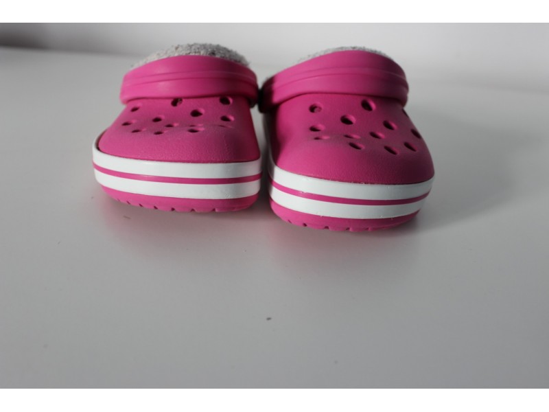 crocs C 6/7/23 klompe roze sandale za devojcicu 13.5 cm