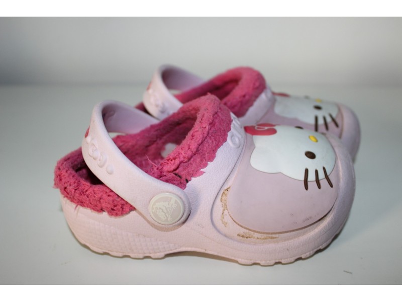 crocs C 6/7/23 clompe roze sandale za devojcicu hello k