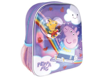 Ranac predškolski sa konfetama Peppa Pig Cerda 2100003453 ljubičasti