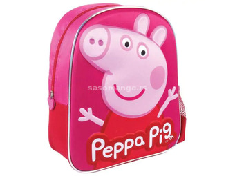 Ranac predškolski 3D Peppa Pig Cerda 2100003530 crveno-roze