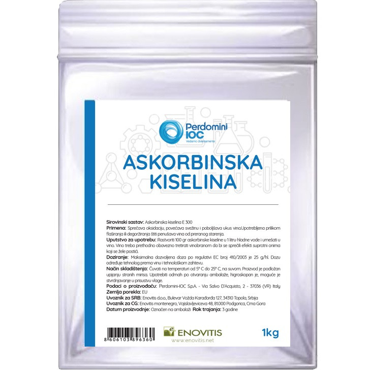 Askorbinska kiselina 1kg Perdomini IOC