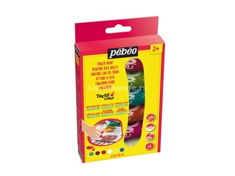 Boje za prste Pebeo Tactilcolor 6x20 ml (boje za decu)