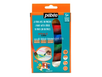 Set gvaš boja Pebeo Primacolor 6 x 20 ml (tempera boje za decu)