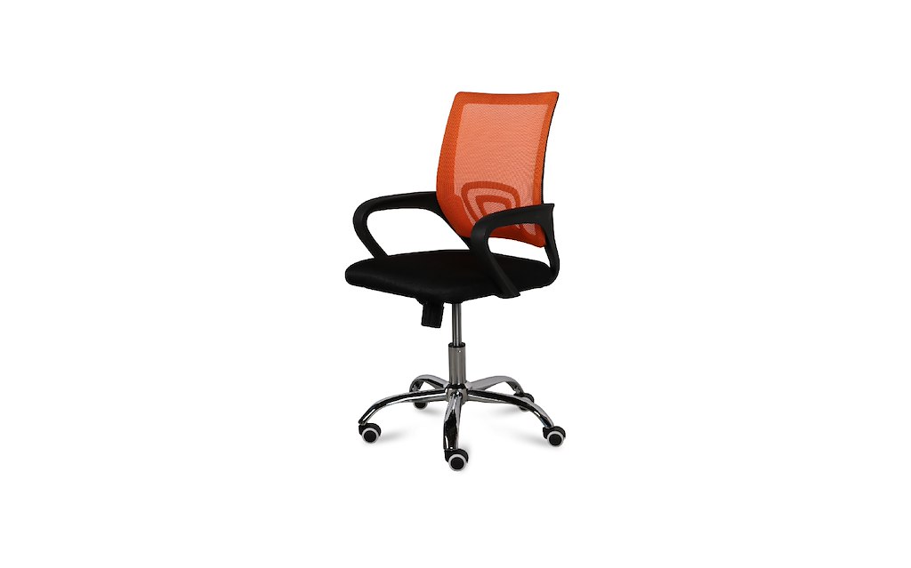 Kancelarijska stolica 4005, crna/narandžasta