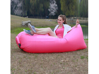 Air sofa ležaljka pink svetla