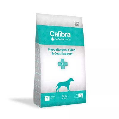 Calibra Veterinary Diets Dog Hypoallergenic Skin & Coat Support 12kg