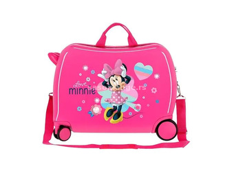 Mini Maus kofer sa točkićima za decu ABS Pink Disney Minnie