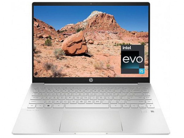 HP Laptop Pavilion Plus 14-eh1013nm DOS 14'' 2.2K AG IPS 300 i5-13500H 16GB 512GB backlit FPR, srebrna (8D6Q8EA)
