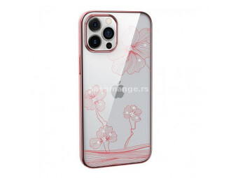 Futrola Hard Case Devia Crystal Flora za Iphone 13 Pro Rose Gold