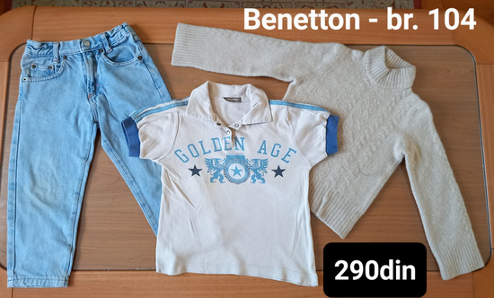 Benetton farmerke majica džemper za dečake br. 104