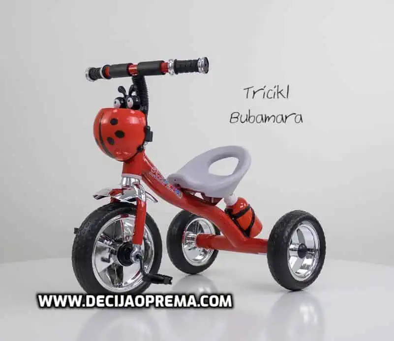 Tricikl Bubamara za decu Crveni